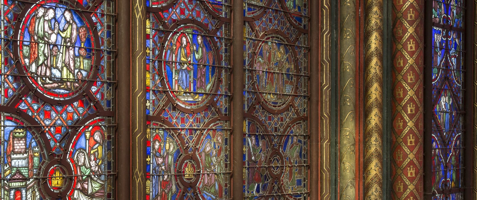 A unique set of stained glass windows